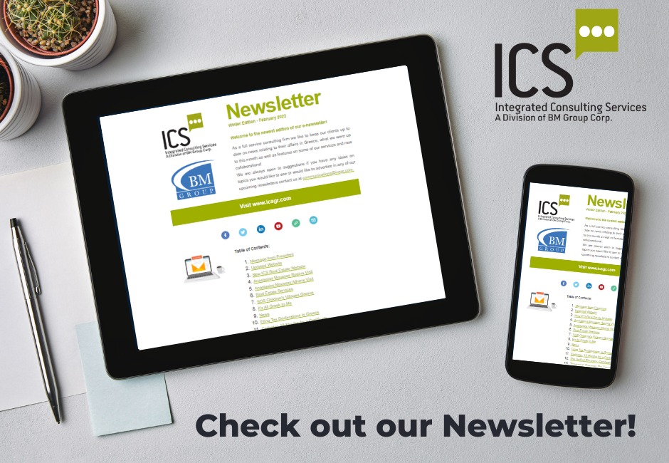ICS Newsletter Autumn Edition 2023 – https://www.icsgr.com